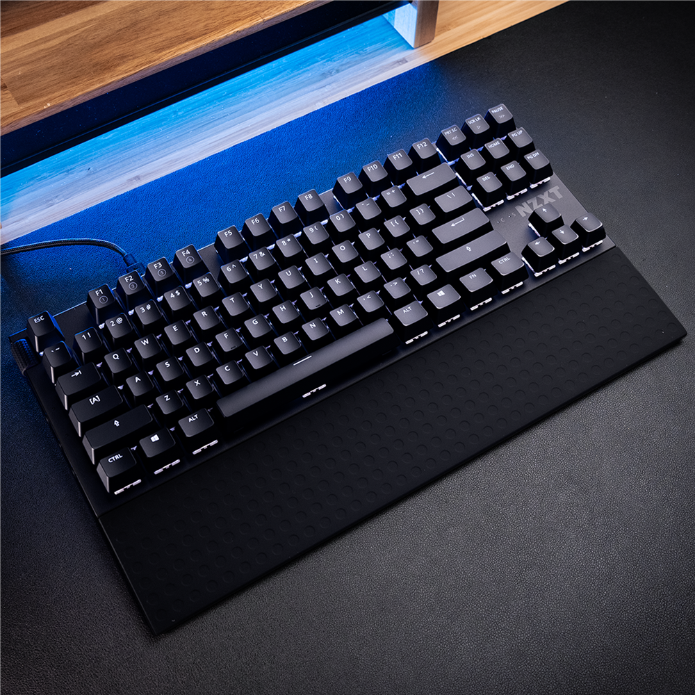 NZXT Function TKL Red Mechanical USB Black Gaming Keyboard (WTY - 1yr ...